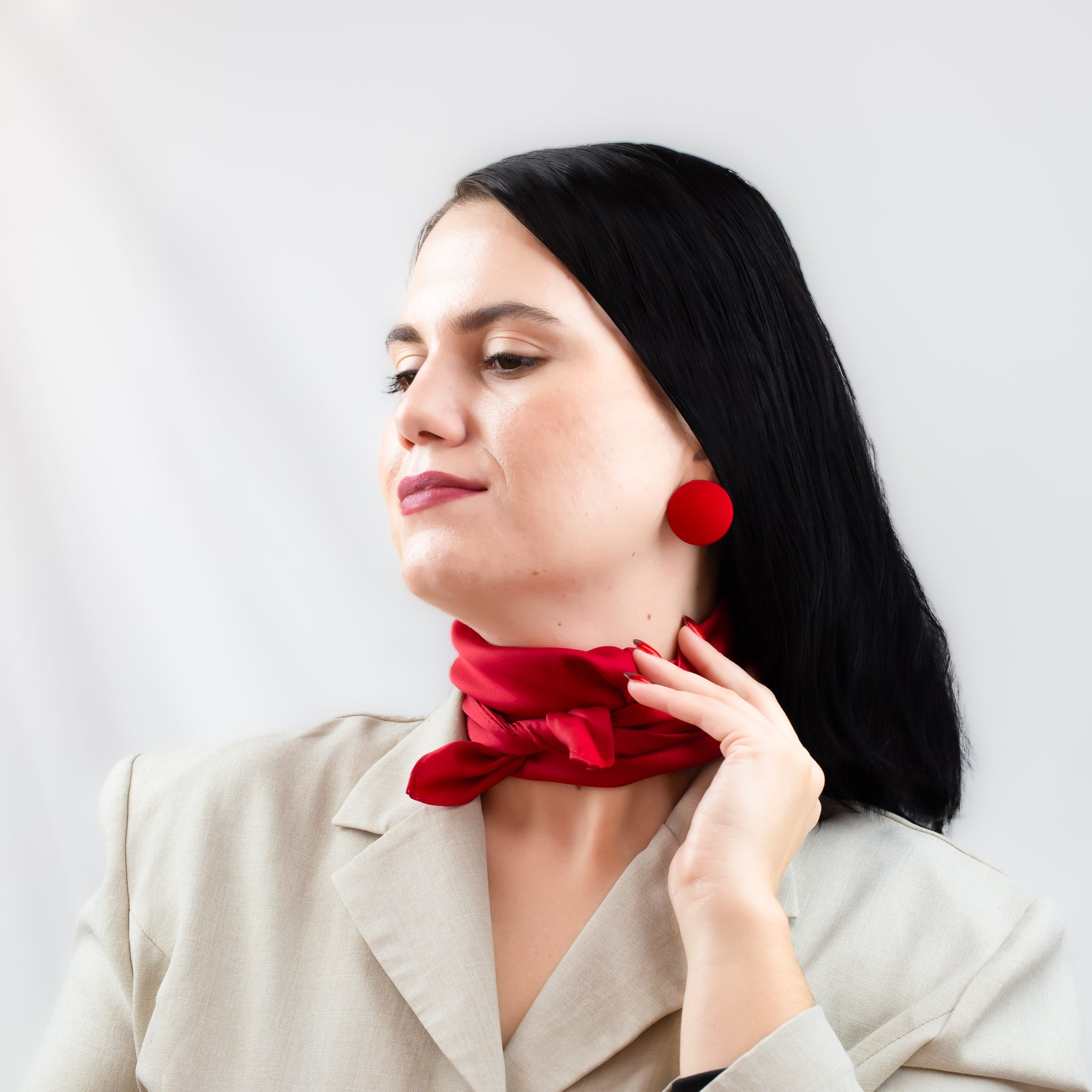 Esarfe Efect Matase - Esarfe Satin | Rossetti